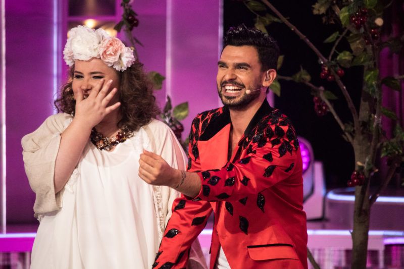 Balázs Andrea a színpadon sírta el magát, Horváth Tamás vigasztalta