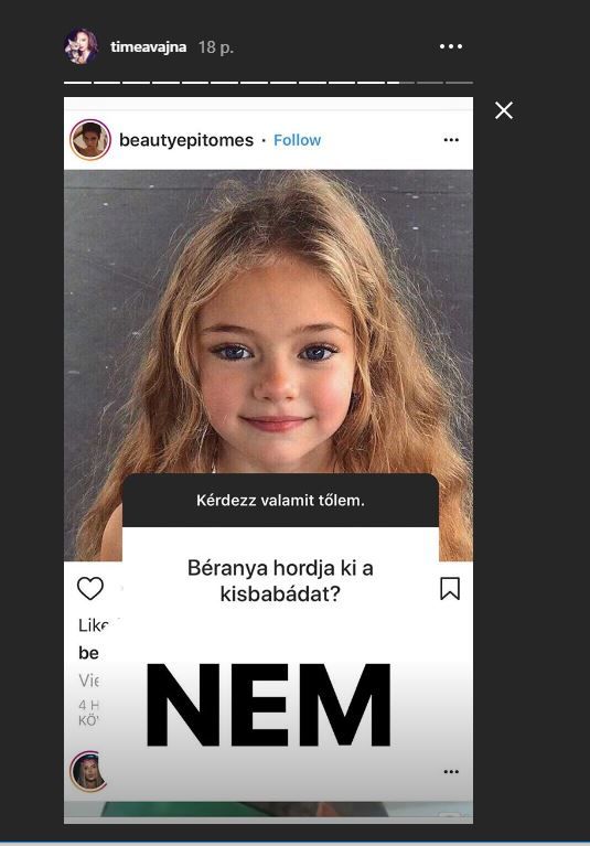 Vajna Tímea: „Nem lesz béranya”