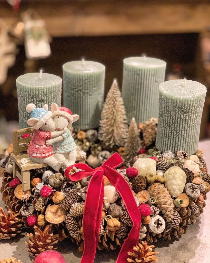 Adventi koszorú és asztaldísz inspiráció