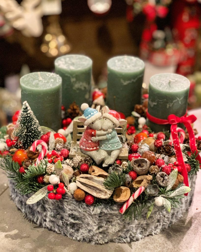 Adventi koszorú és asztaldísz inspiráció