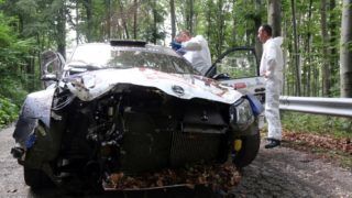 Autójával vitték a sírhoz Tóth Zsolt raliversenyzőt