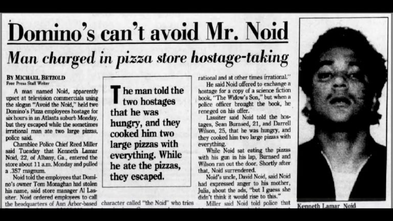 Noid, la mascota de la cadena de pizzerías Domino's