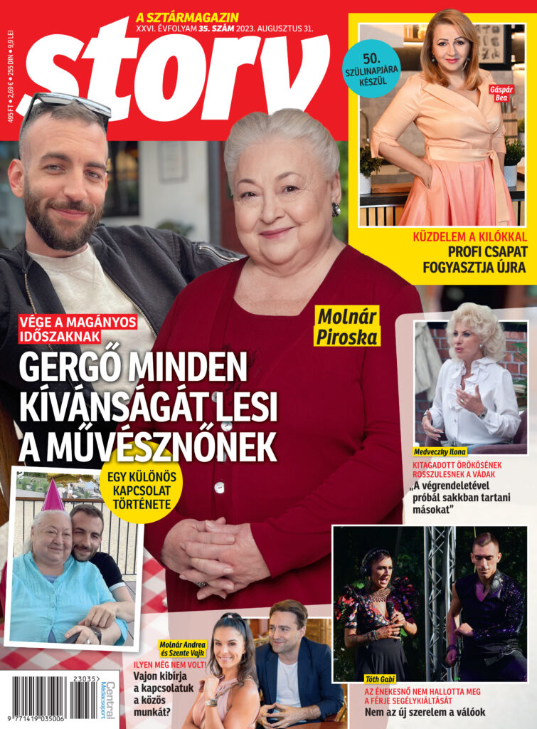 Molnár Piroska és sofőrje