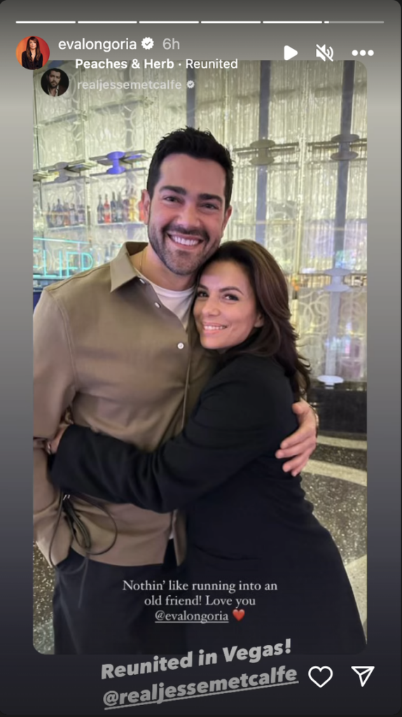 Eva Longoria és Jesse Metcalfe közös fotón 20 év után