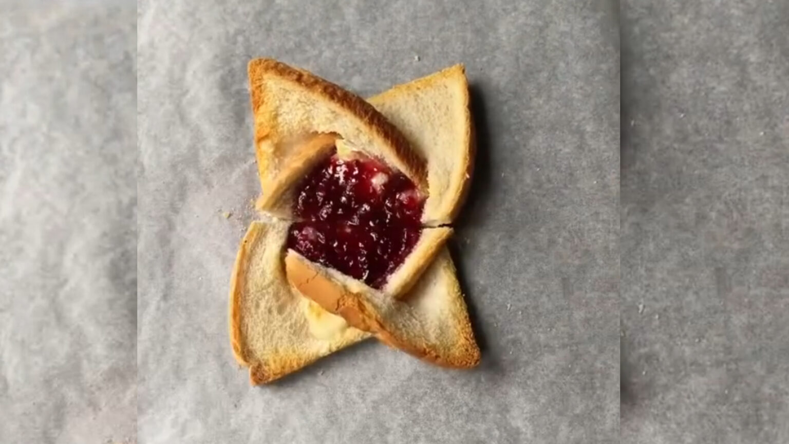 Twisted toast, a lekváros csavart pirítós